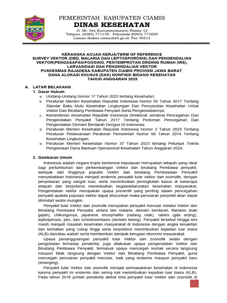 Kak Survey Vektor Fiks | PDF