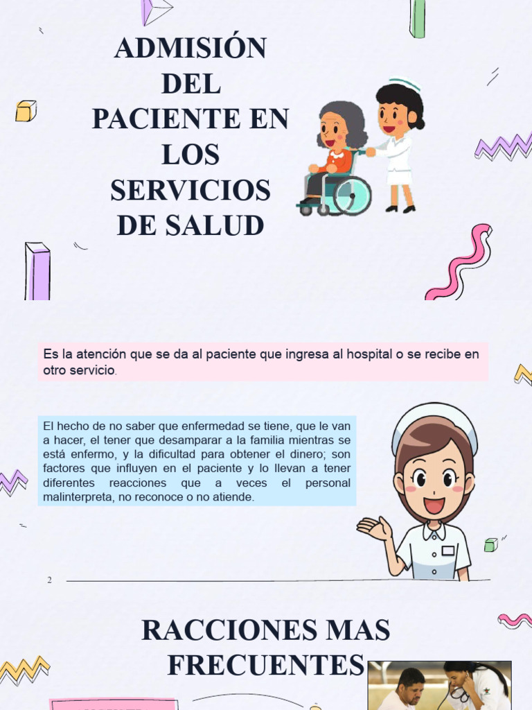 Admision Del Paciente en Servicios de Salud | PDF | Calidad (comercial ...