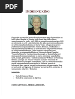 Teoría Del Logro de Objetivos de Imogene King | PDF | Enfermería