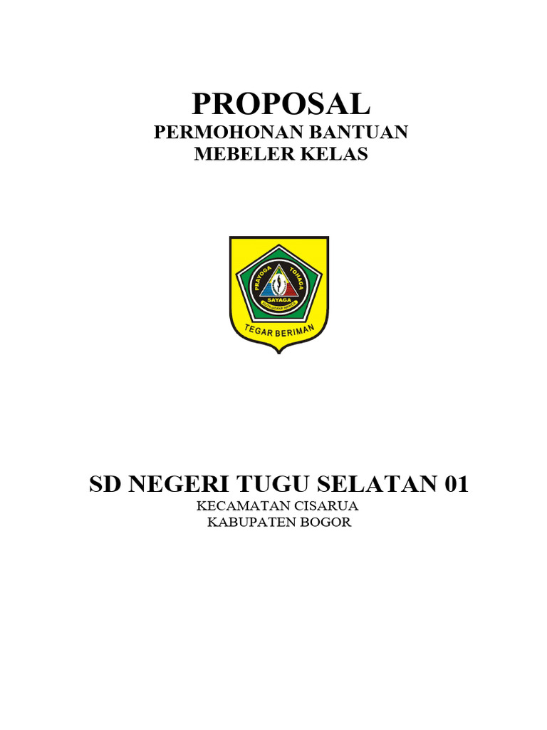 Proposal Bantuan MEUBELER | PDF