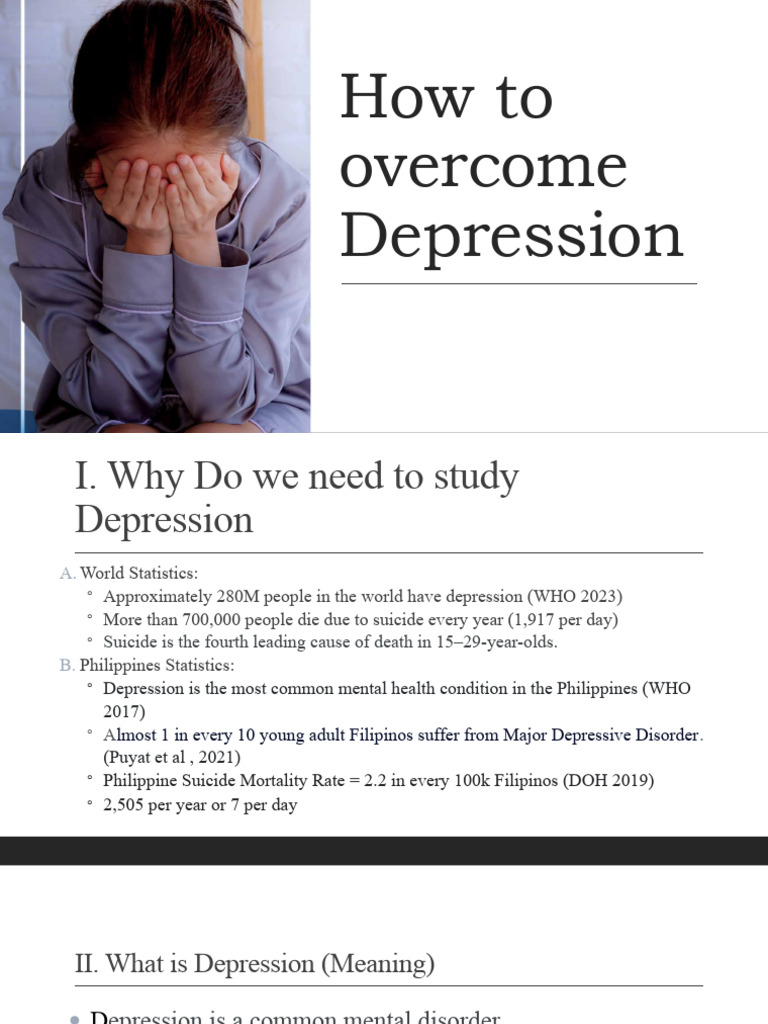 How To Overcome Depression | PDF | Major Depressive Disorder ...
