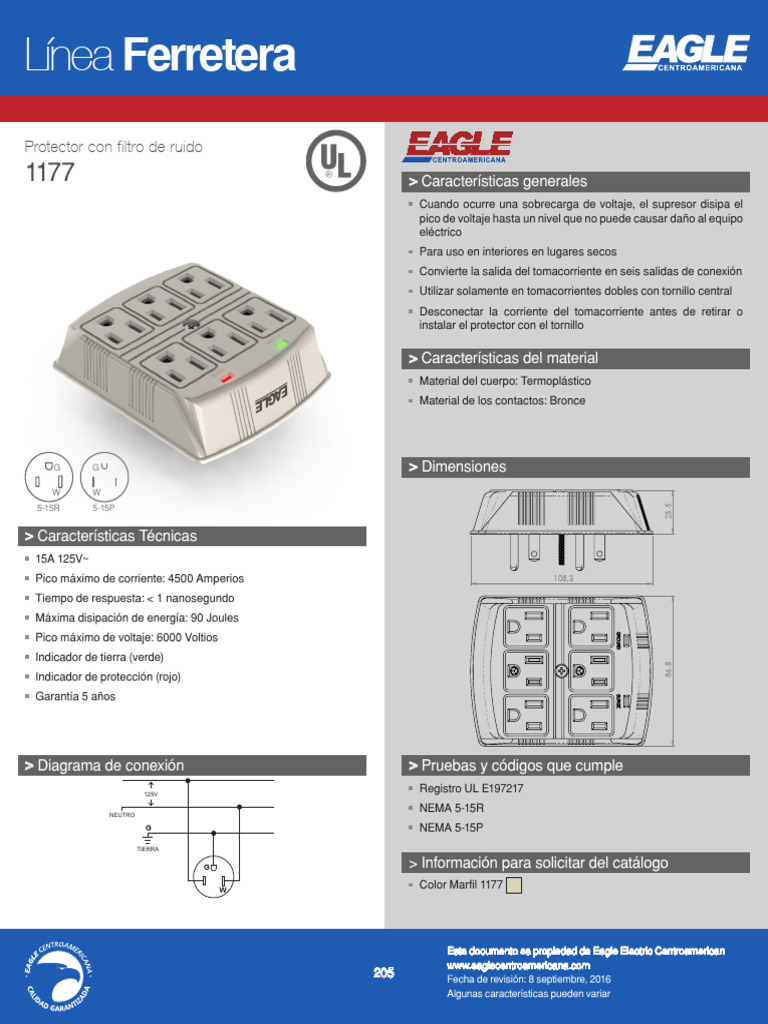 Ficha Técnica 1177 1 | PDF | Ingenieria Eléctrica | Electricidad