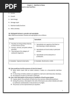 Nutrition in Plants Class 7 Worksheet Science Chapter 1 | PDF