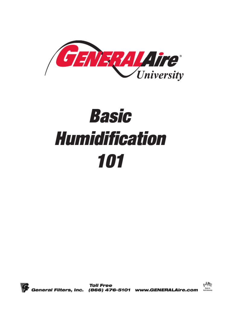 Humidification Basics | PDF | Humidity | Duct (Flow)