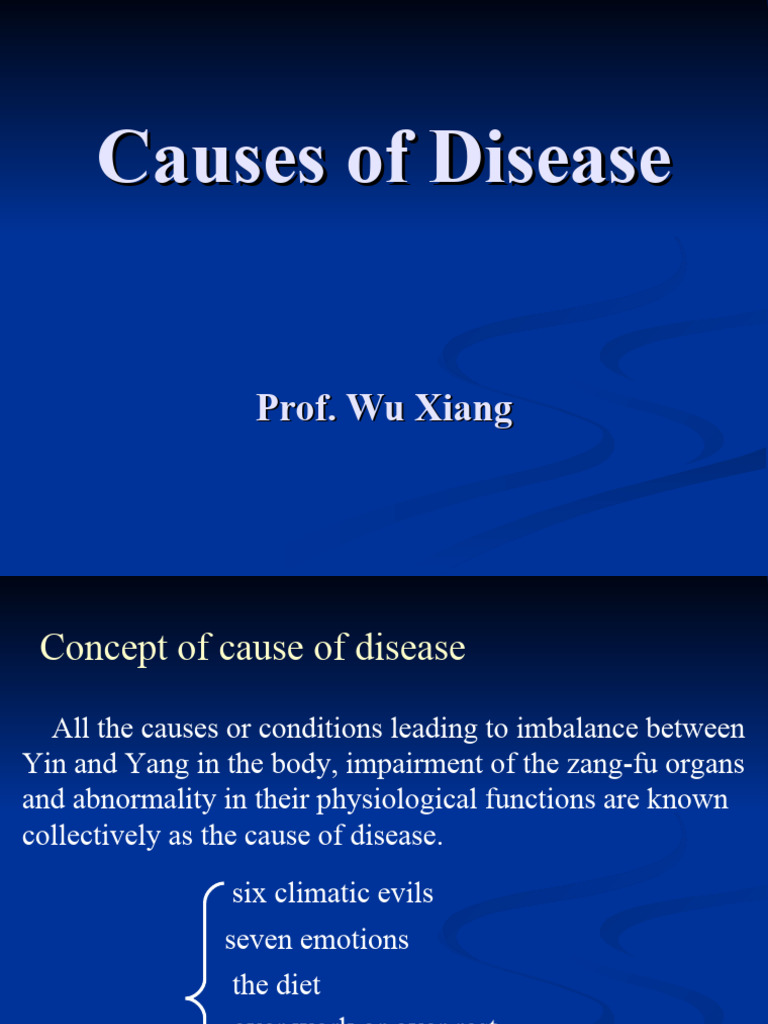 Understanding Disease Causes in TCM | PDF | Medical Specialties ...