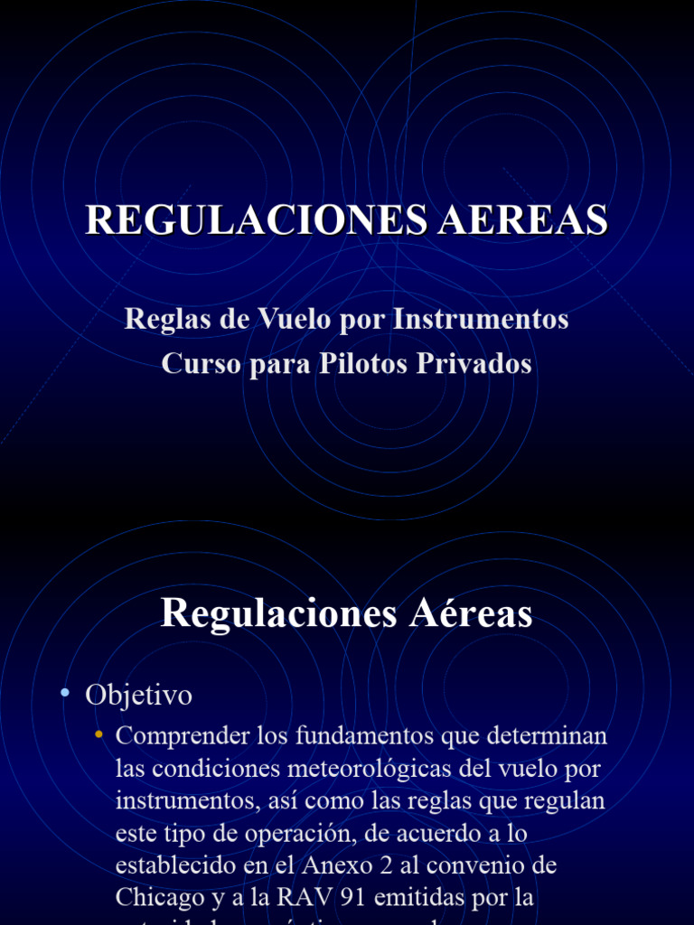 Reglas y Condiciones IFR para Pilotos | PDF | Reglas de vuelo por ...