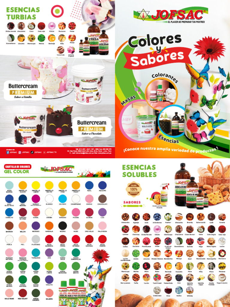 Cartilla de Colores - Todo - Curvas | PDF