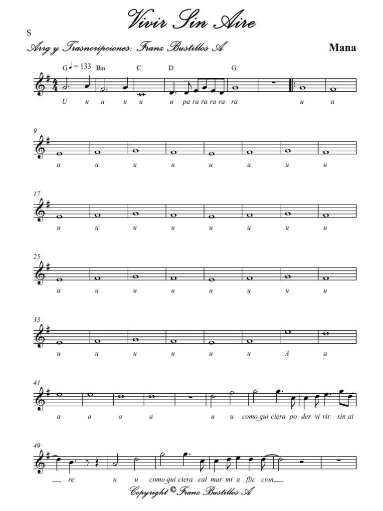 Vivir Sin Aire 2022 - S | PDF