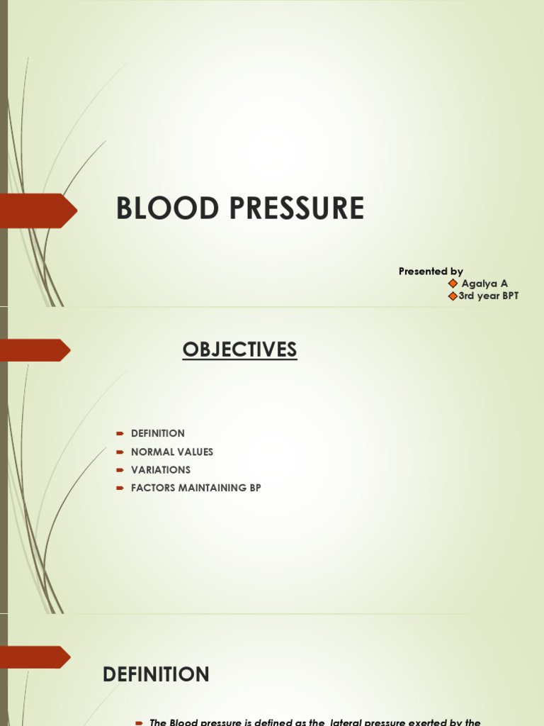 Blood Pressure | PDF | Blood Pressure | Cardiovascular System