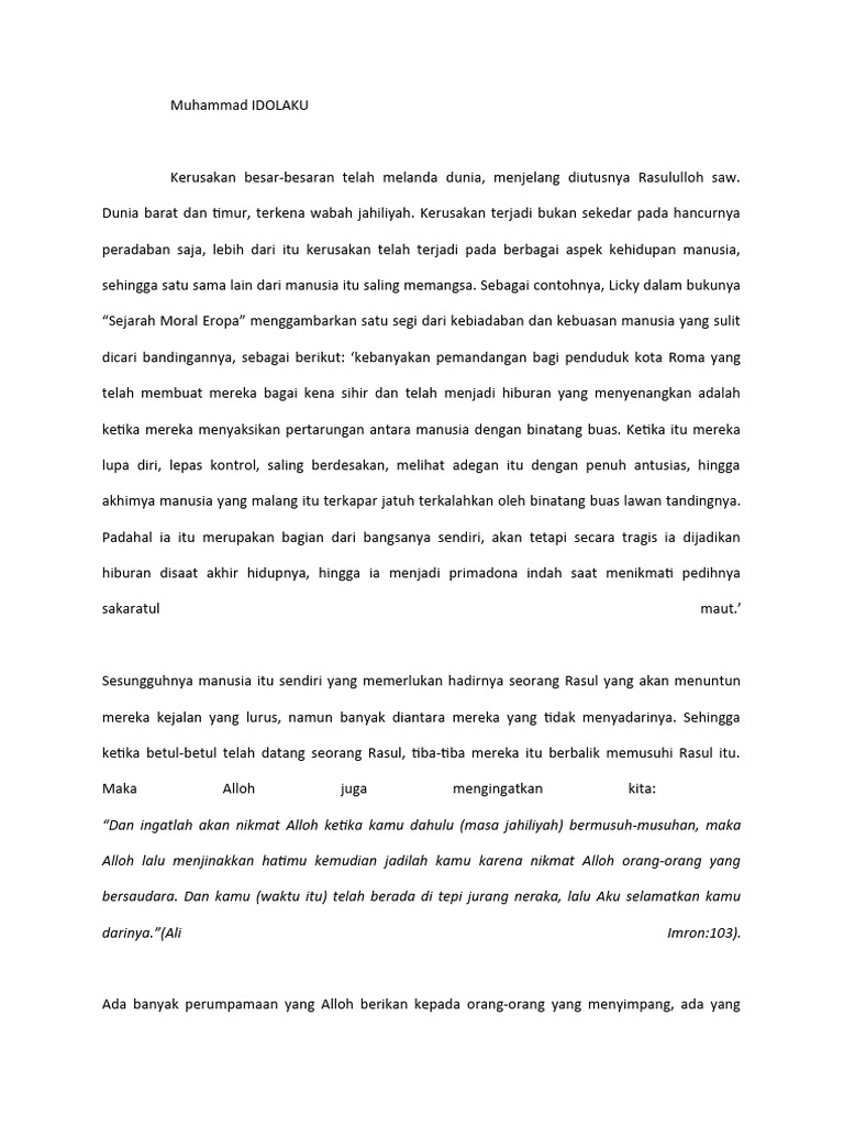 Muhammad IDOLAKU | PDF