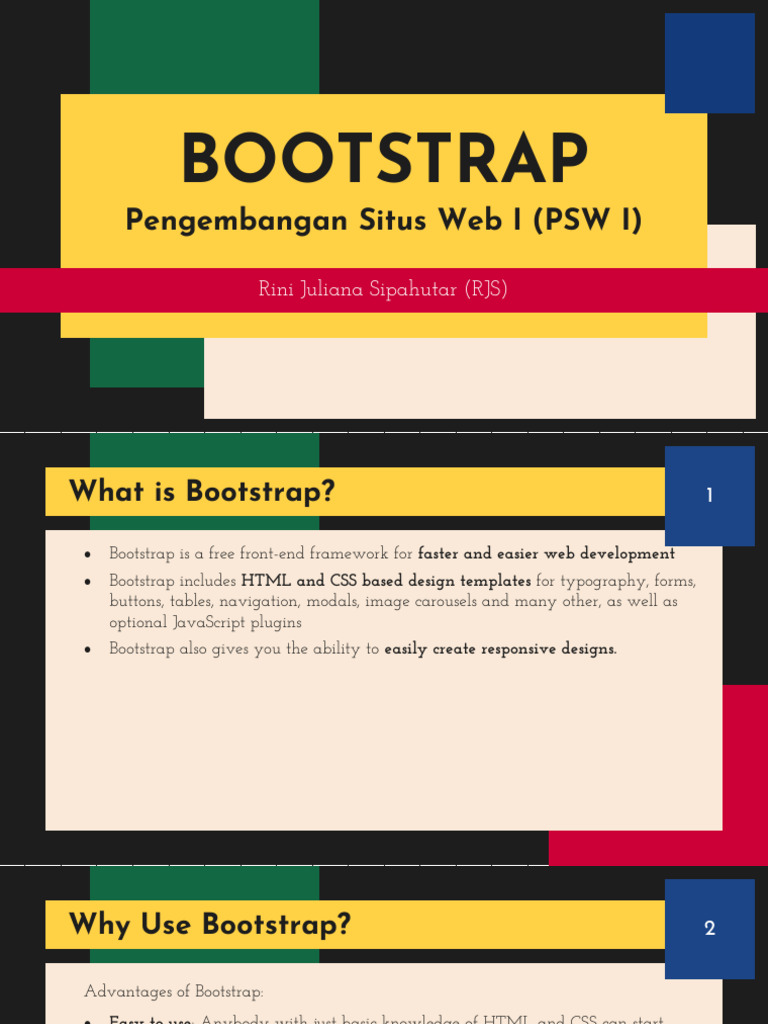 W11S01 Bootstrap | PDF | Bootstrap (Front End Framework) | Computing