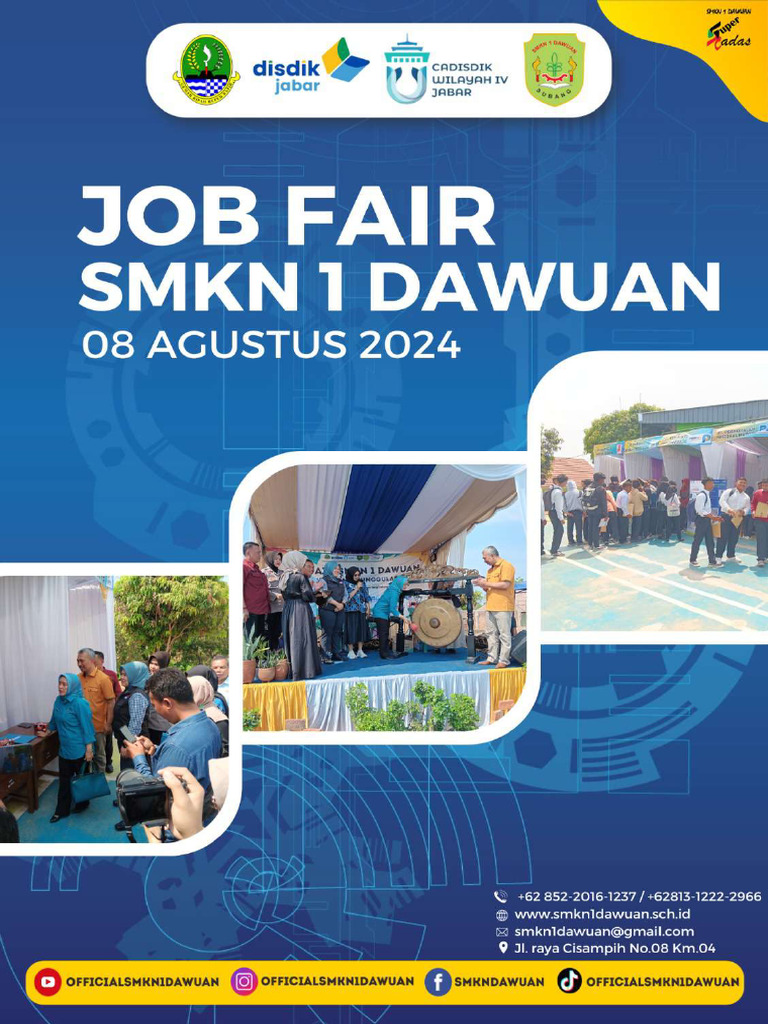 Proposal Jobfair SMKN 1 Dawuan - 08 Agustus 2024 | PDF