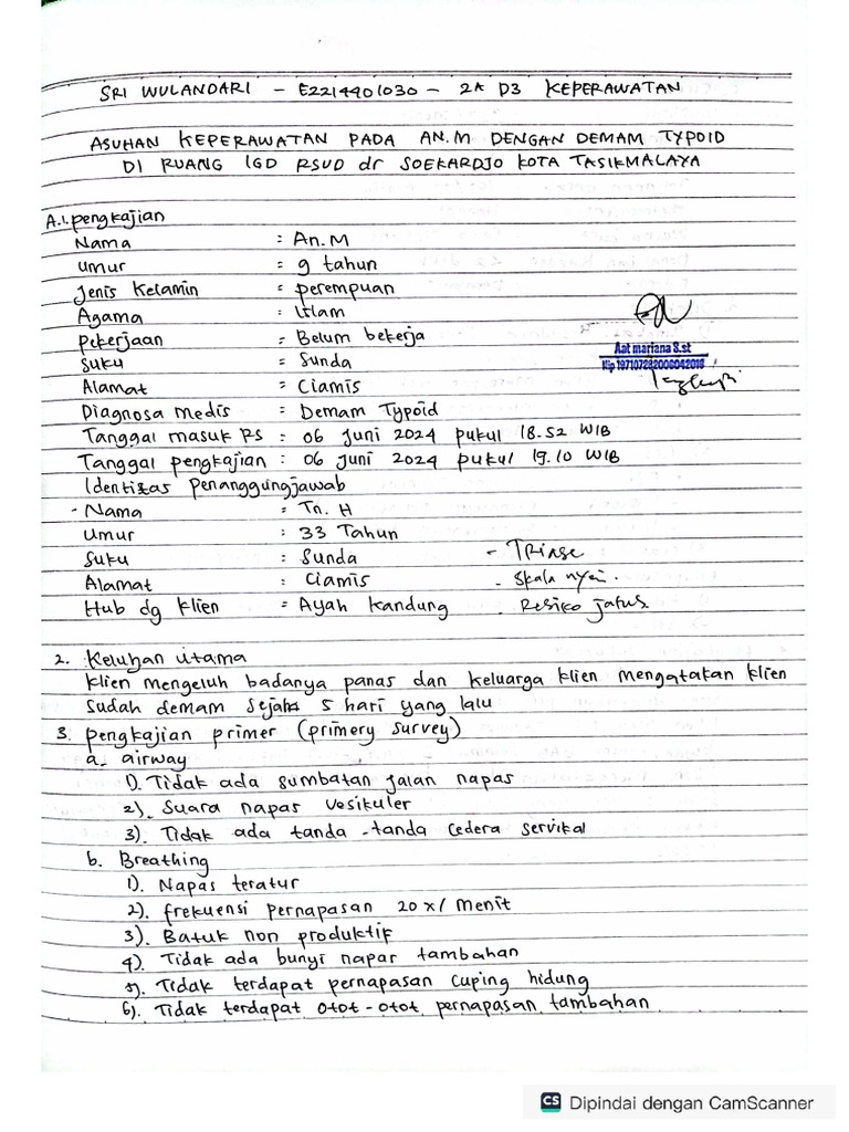 LK - IGD - Demam Typoid | PDF