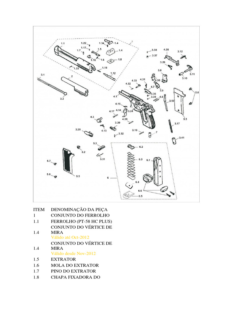 Pistola Taurus - Pt-58 HC Plus | PDF
