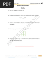 Isocsea Sample Paper Answer Key | PDF