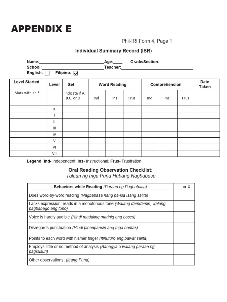 APPENDIX E | Download Free PDF | Learning Methods | Writing