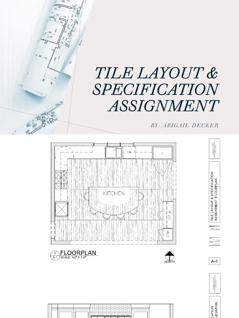 Tile Layout & Specification Assignment_Abigail Decker | PDF