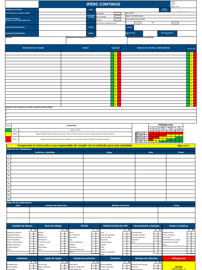 IPERC Continuo | PDF