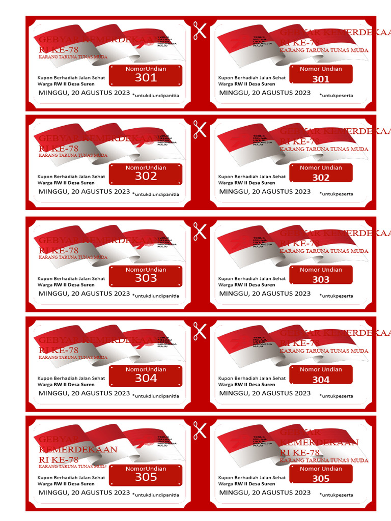 Minggu, 20 Agustus 2023 Minggu, 20 Agustus 2023: Nomorundian Nomor Undian | PDF