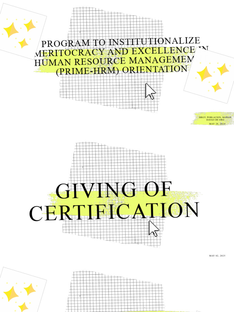 PRogram To Institutionalize Meritocracy and Excellence in Human ...
