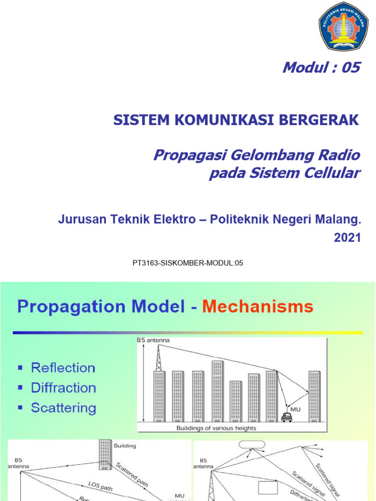 5.materi 5. Propagasi Gelombang Radio Pada Cellular | PDF | Sains ...