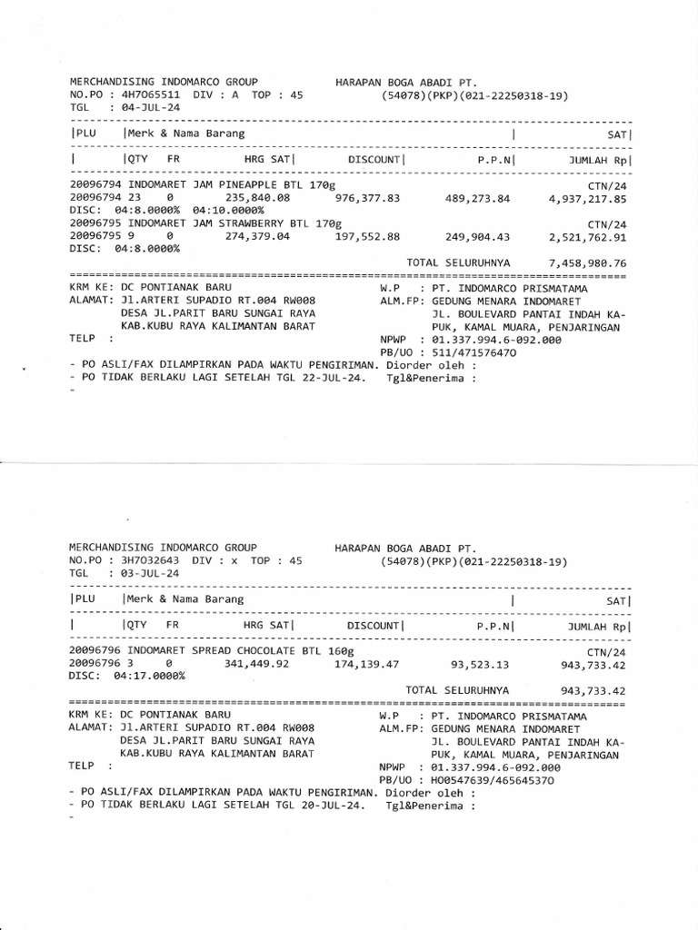 Po Pontianak Baru Untuk Revisi | PDF | Teknologi & Rekayasa