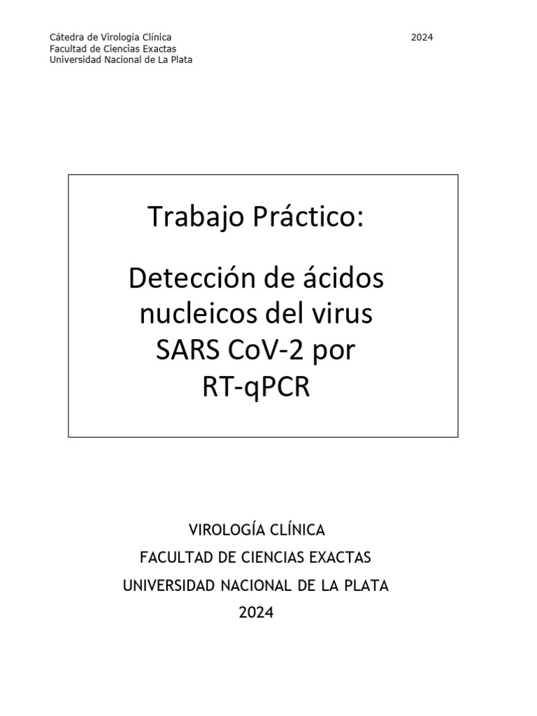 TP_Biol_Mol_2024 | Descargar gratis PDF | Reacción en cadena de la ...