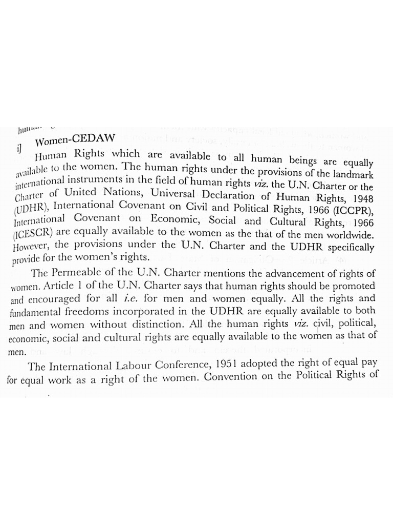 CEDAW | PDF