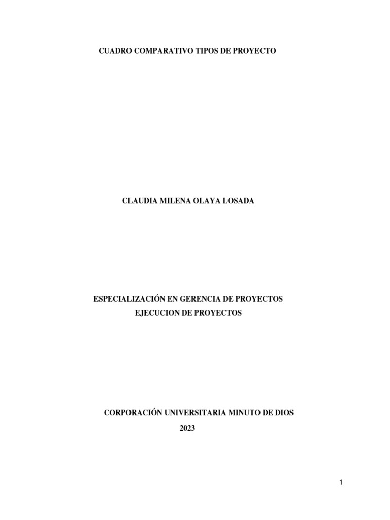 Olaya - Claudia - Cuadrocomparativo SM5 | PDF | Scrum (desarrollo de software) | Gestión de ...