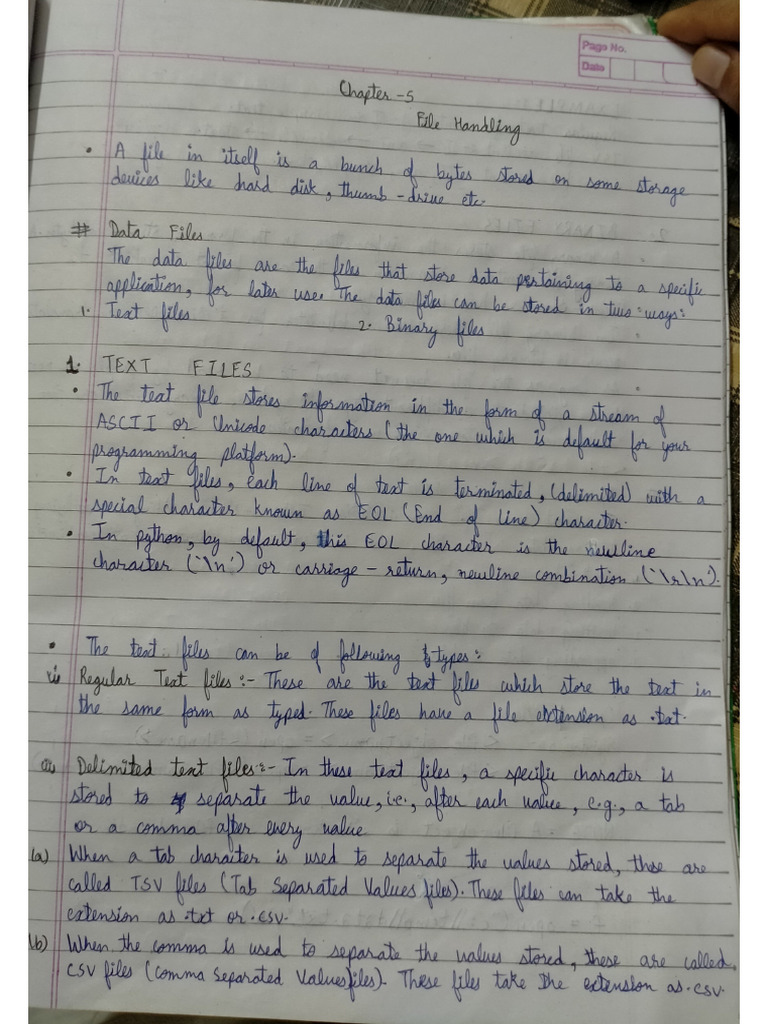 COMPUTER SCIENCE File Handling | PDF COMPUTER SCIENCE File Handling | PDF