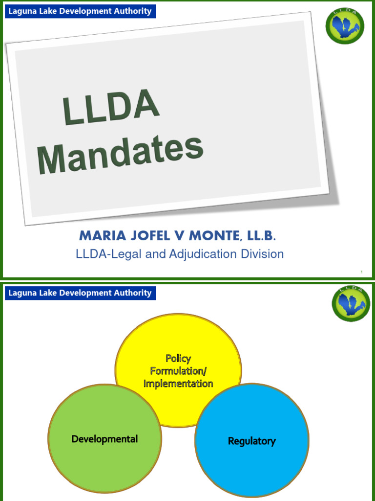 DAY 3 - 5. 2024 LLDA Mandates | PDF | Alternative Dispute Resolution ...
