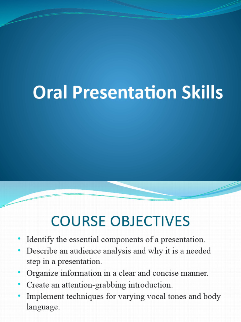 Oral Presentation | PDF | Nonverbal Communication | Communication