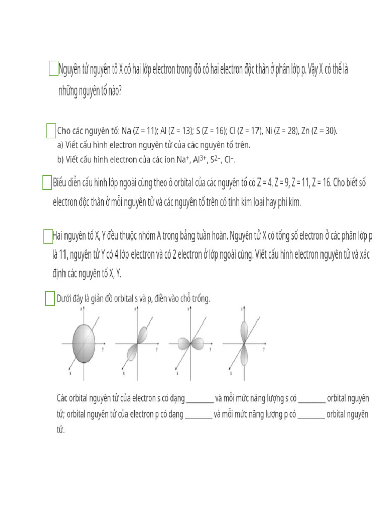 Bai Tap Tu Luan Cau Tao Nguyen Tu | PDF