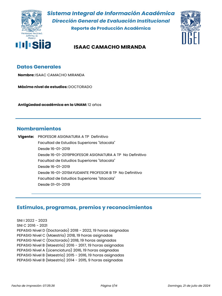 Siia-Público Isaac Camacho Miranda | PDF | Titulo academico ...