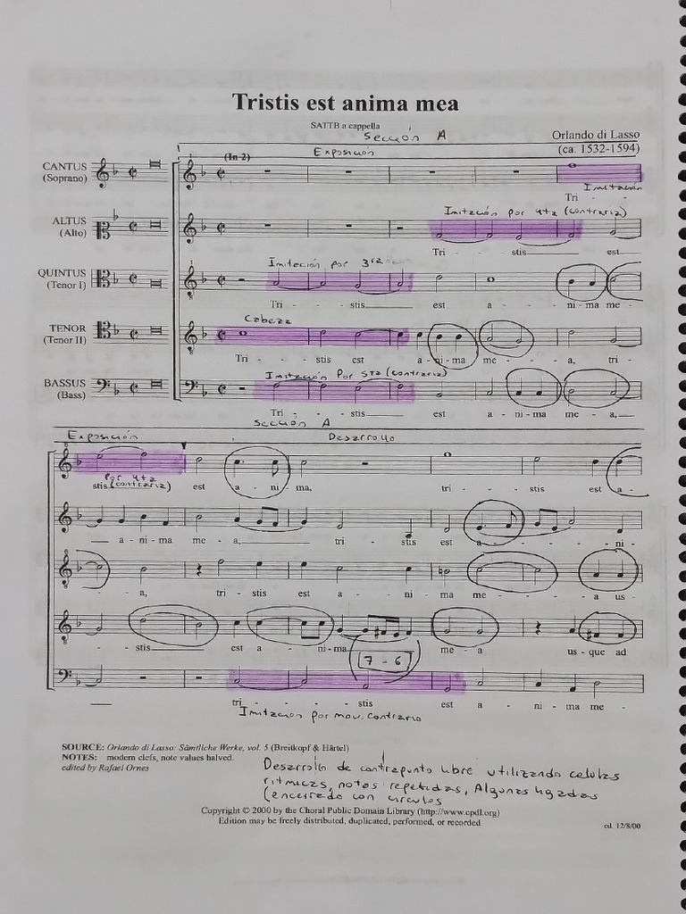 Análisis de Motete | PDF