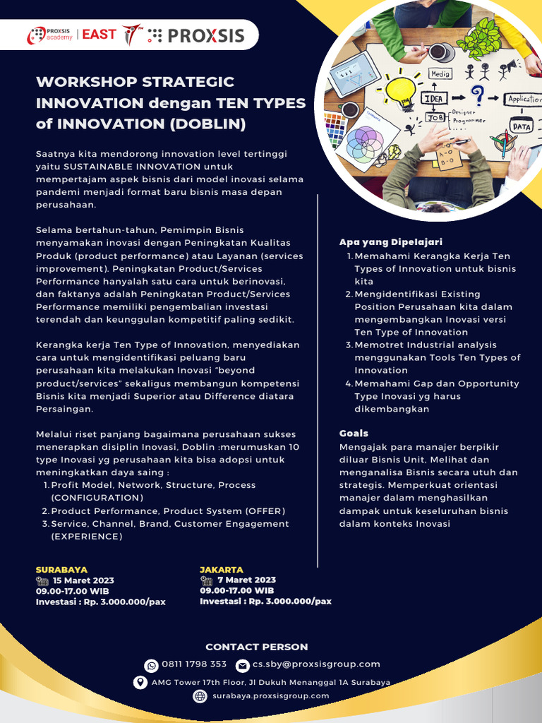 Brosur Corporate Innovation Training | PDF