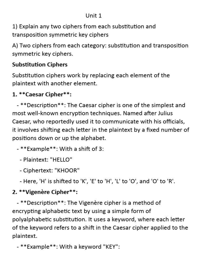 Cns Sem 1 | PDF | Cipher | Cryptography