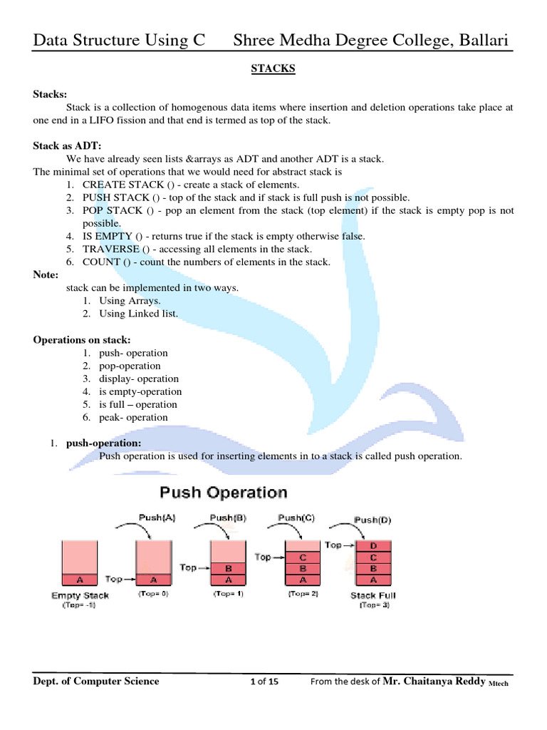 DSC 4th Unit Notes | PDF | Queue (Abstract Data Type) | Notation DSC 4th Unit Notes | PDF | Queue (Abstract Data Type) | Notation