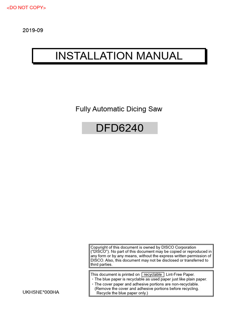 Installation Manual (English) | PDF | Alternating Current | Water