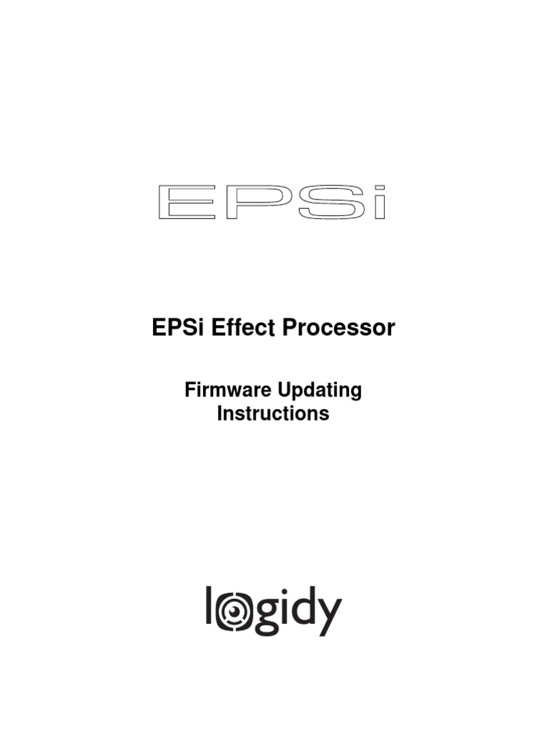 EPSi FW Upgrade | PDF | Booting | Computer File