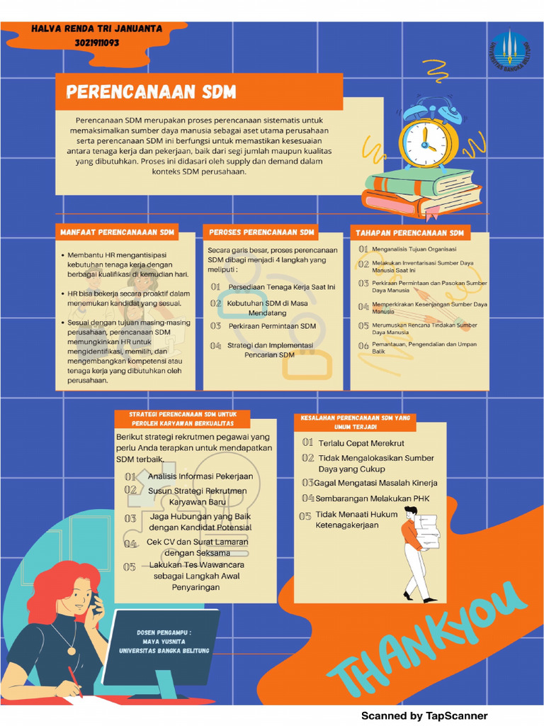 Poster Pengembangan SDM - Halva Renda - 3021911093 | PDF