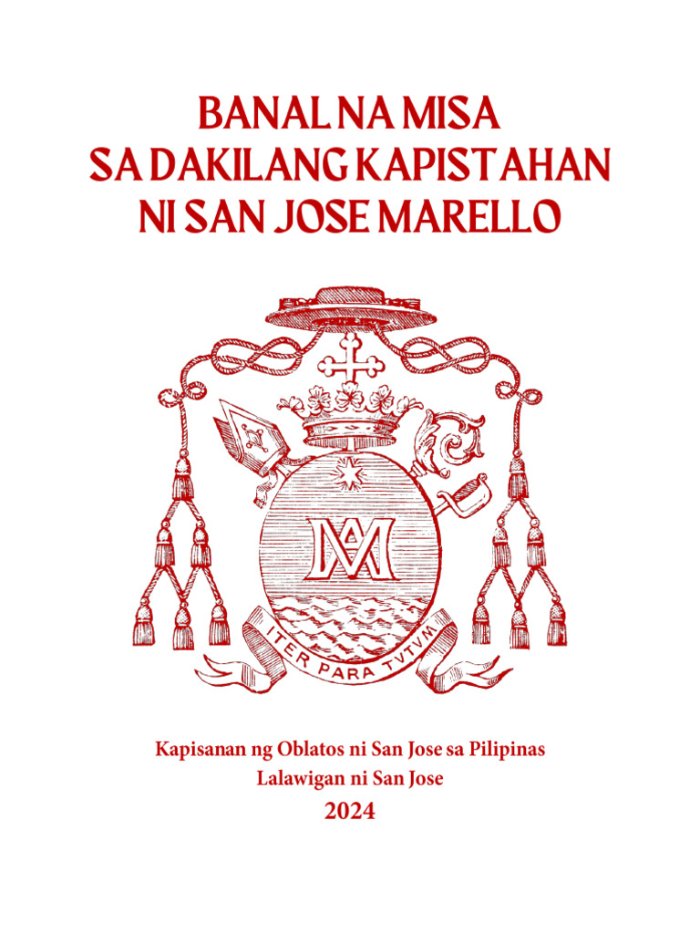 Misa Dakilang Kapistahan San Jose Marello | PDF