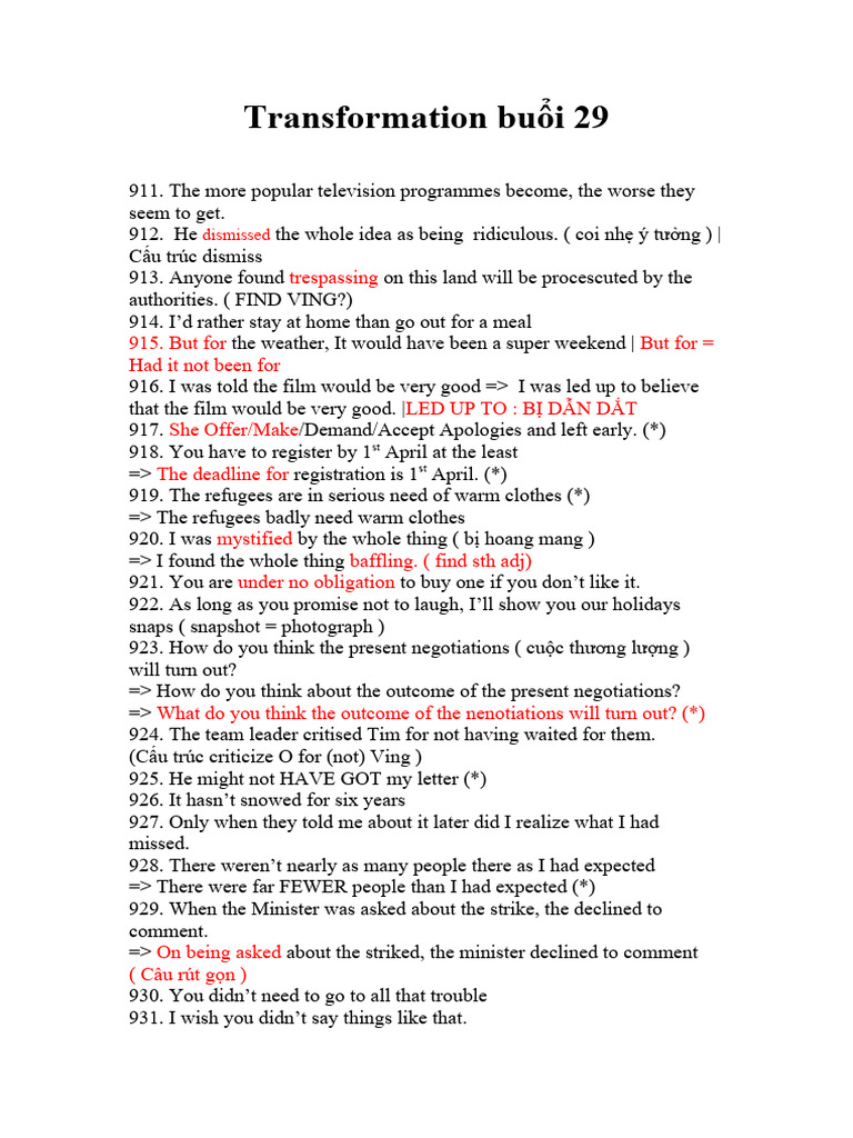 Transformation Day 29 | PDF