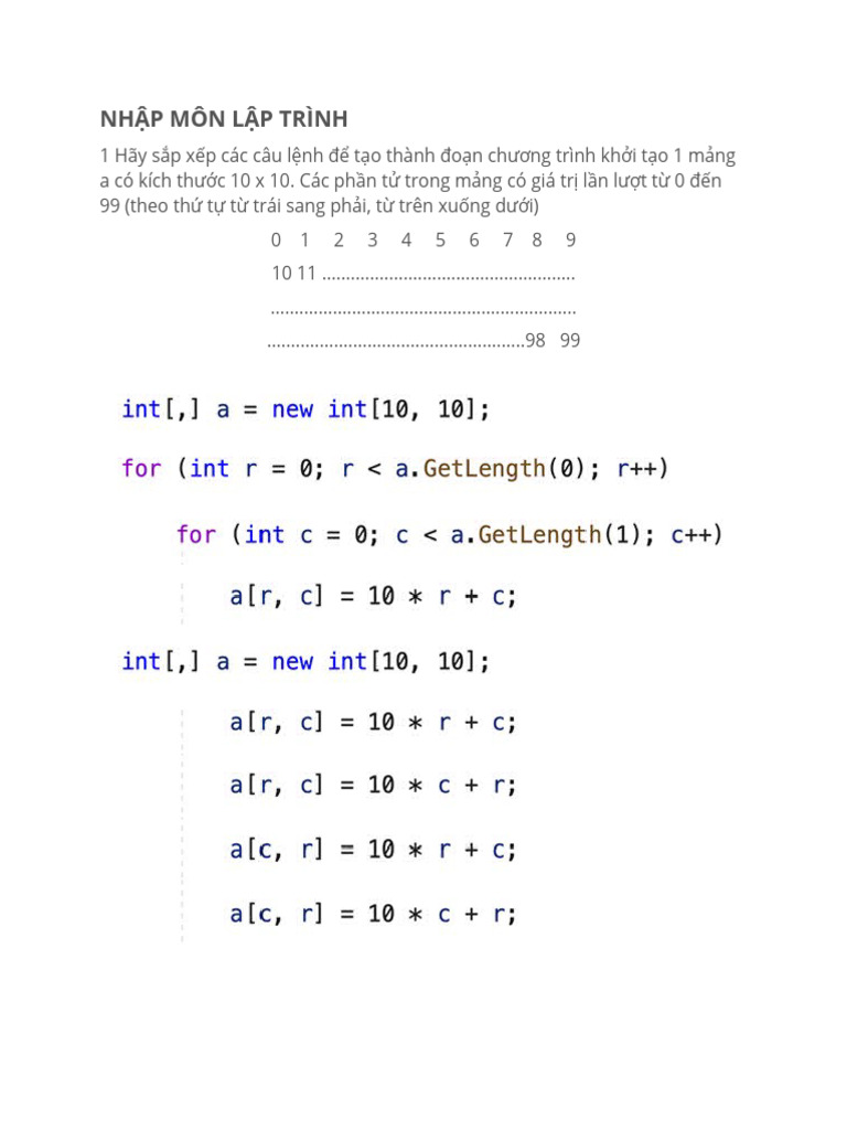 Đề Cương Ôn Tập Ktlt | PDF