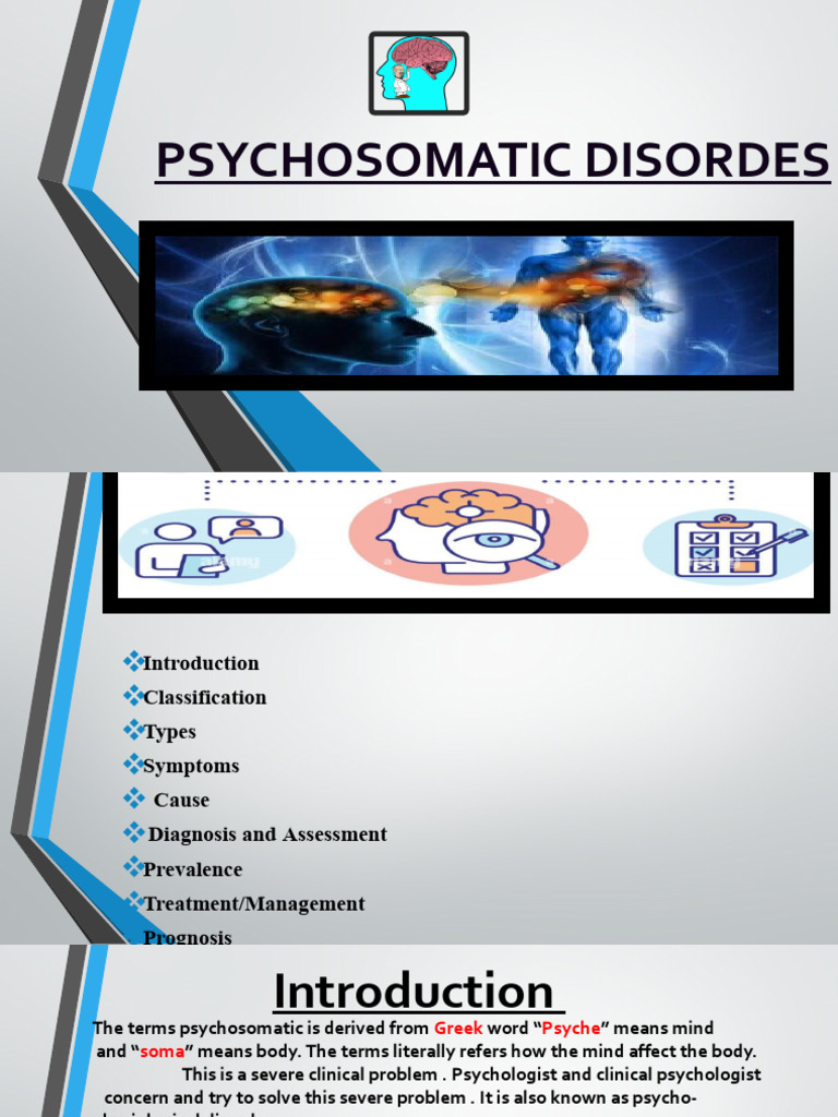 Presentation Psychosomatic Disorder | PDF | Mental Disorder | Psychotherapy