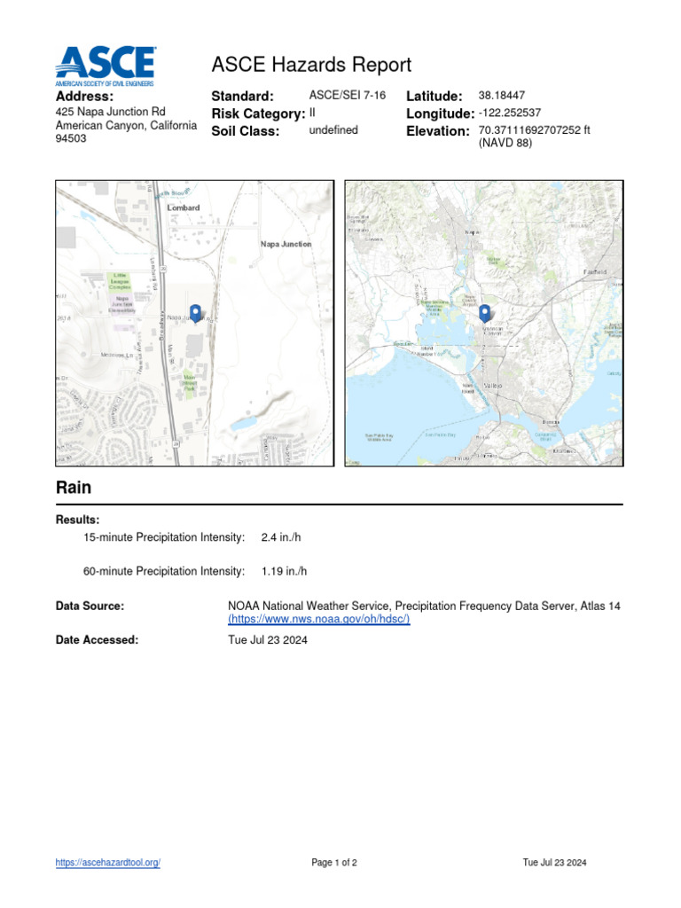 ASCEDesign Hazards Report | PDF