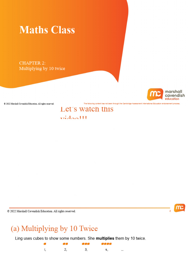 Chapter 2. multiply numbers by 10 - 25 JULY | PDF | Mathematical Notation | Mathematics