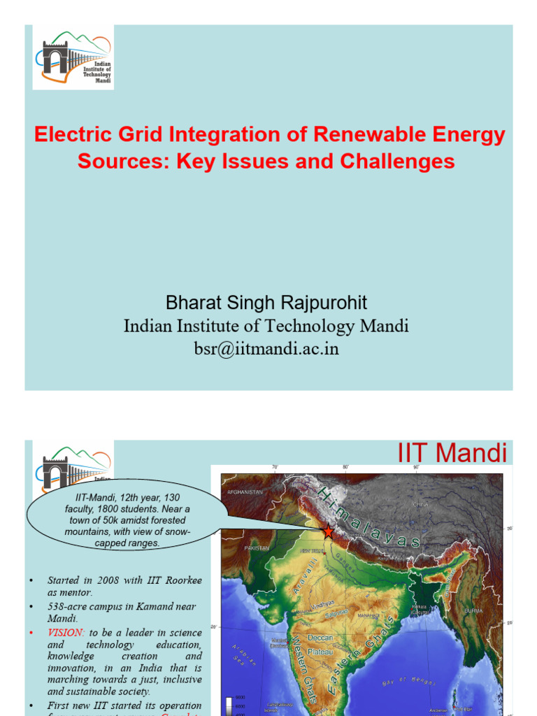 Bharat IITMandi Grid Connection India | PDF | Renewable Energy | Wind Power
