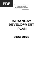 Barangay Business Permit Template | PDF
