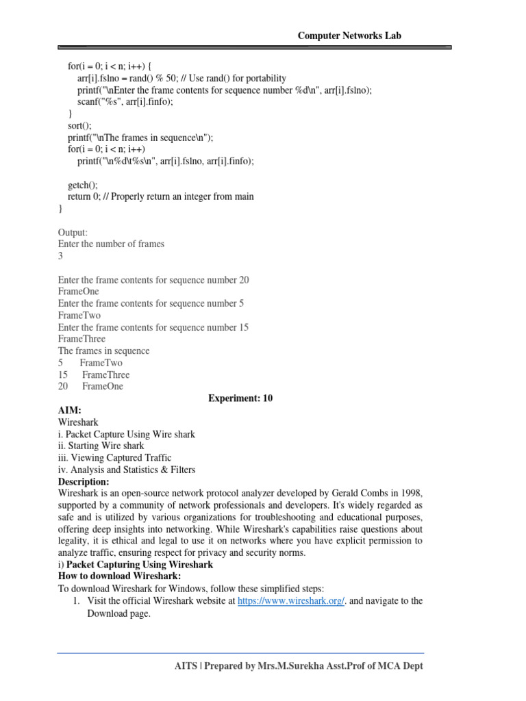 Cnlab 1 | PDF | Transmission Control Protocol | Computer Network